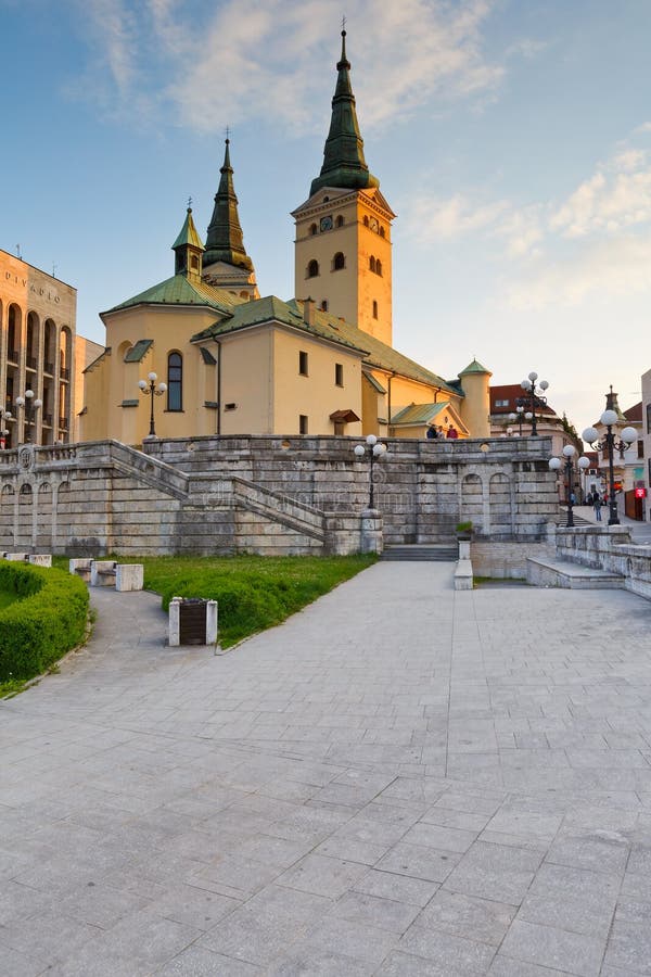 Zilina editorial stock photo. Image of square, europe - 75781548