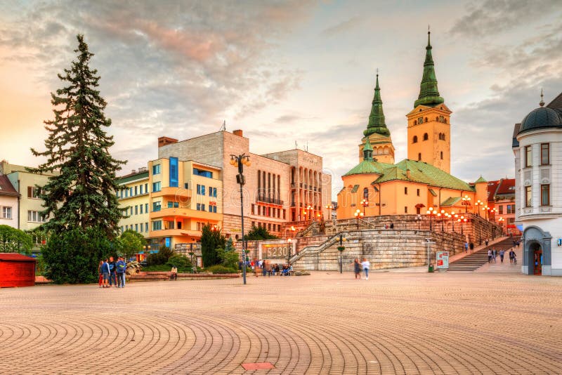 Zilina. editorial photo. Image of people, theatre, square - 72713346