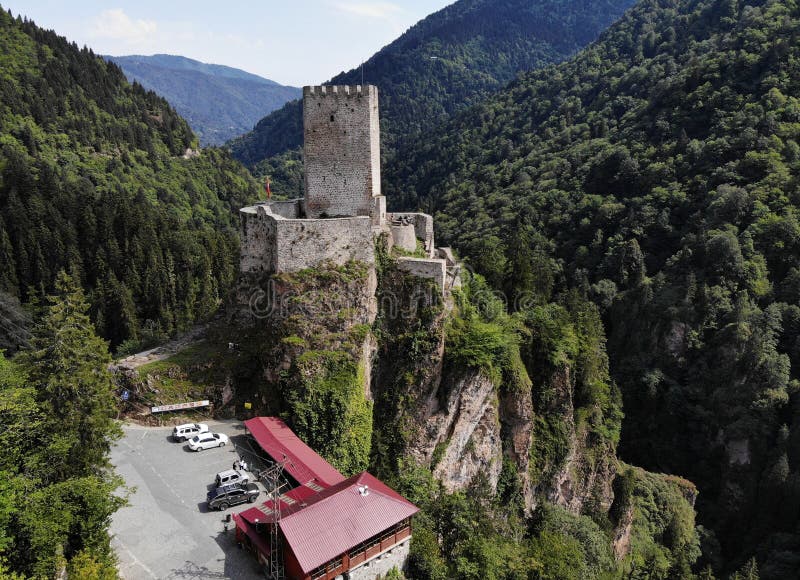 Zilkale - Rize stock photo. Image of valley, ridge, plateau - 271554466
