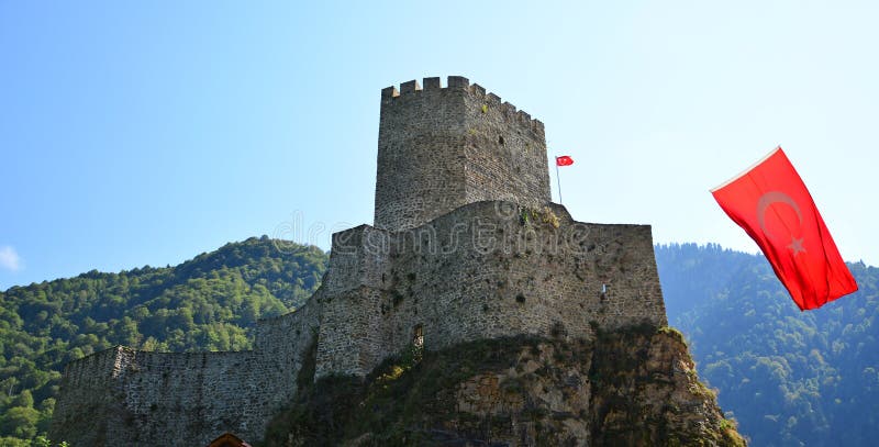 Zilkale - Rize stock photo. Image of rize, vegetation - 271554482