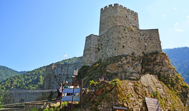 Zilkale - Rize stock photo. Image of zilkale, trail - 271554534