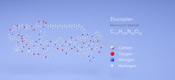 Zilucoplan Molecule, Molecular Structures, Complement Inhibitor, 3d ...