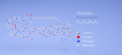 Zilucoplan Molecule, Molecular Structures, Complement Inhibitor, 3d ...