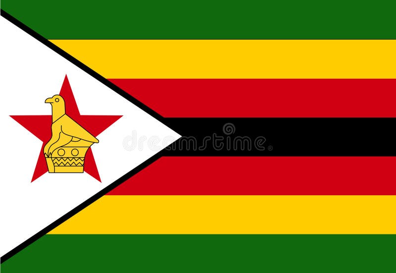 Zimbabwe Flag Illustrator Country Flags Stock Vector - Illustration of ...