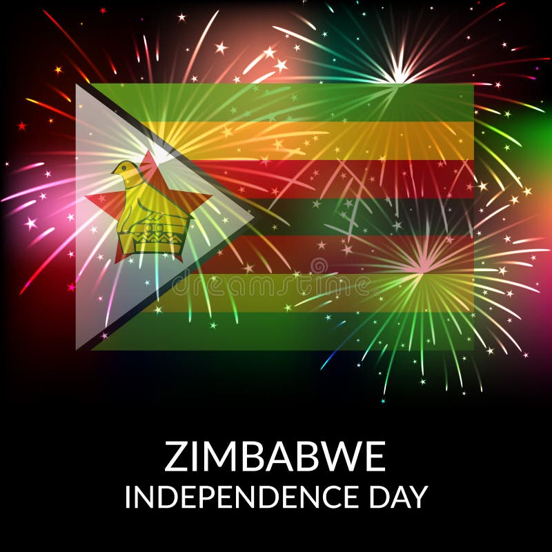 Zimbabwe independence day. stock illustration. Illustration of ...