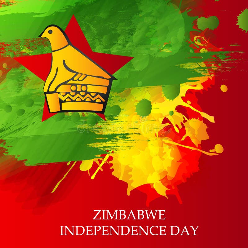 Zimbabwe independence day. stock illustration. Illustration of ... Zimbabwe independence day. stock illustration. Illustration of ...