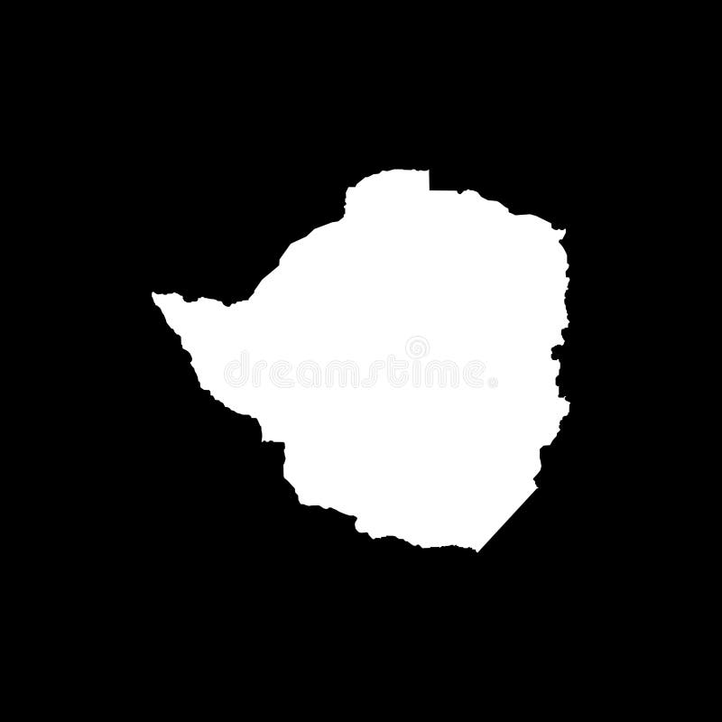 Zimbabwe Map Country Icon stock vector. Illustration of zimbabwe ...