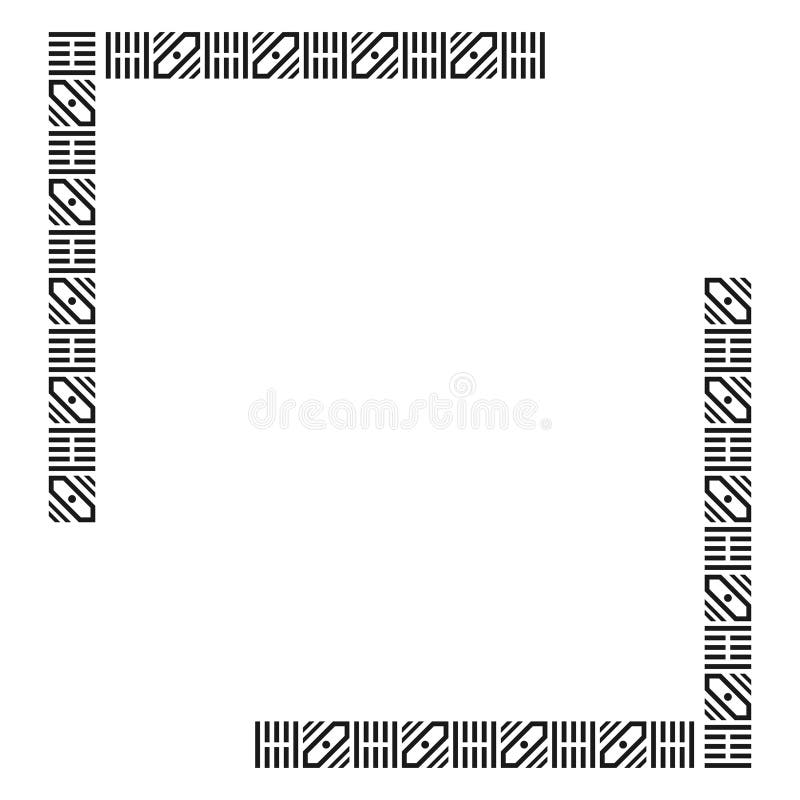 Zimbabwe Pattern Frame Vector Design Stock Vector - Illustration of ...