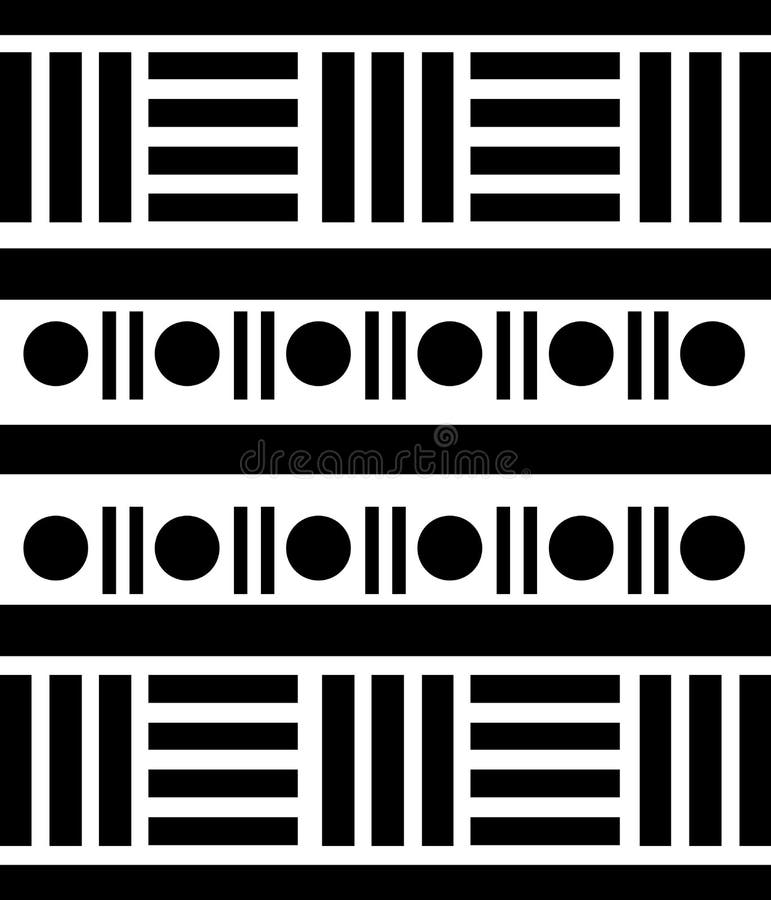 Zimbabwe Pattern Motif Sign Stock Illustration - Illustration of ...