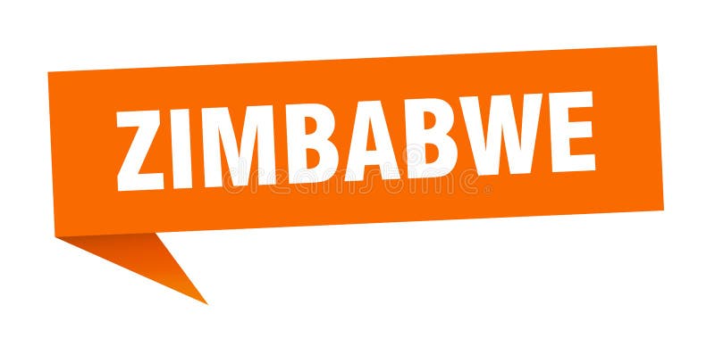 Zimbabwe Sticker. Zimbabwe Signpost Pointer Sign Stock Vector ...