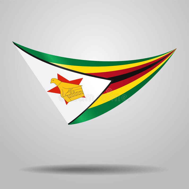 Zimbabwean Flag Background. Vector Illustration. Stock Vector ...