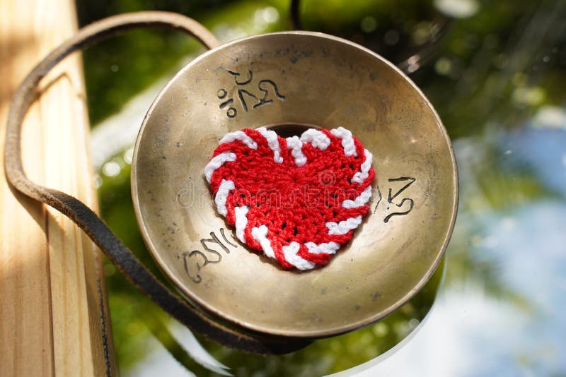 Zimbel Sound Instrument for Sound Healing. Stock Image - Image of ...