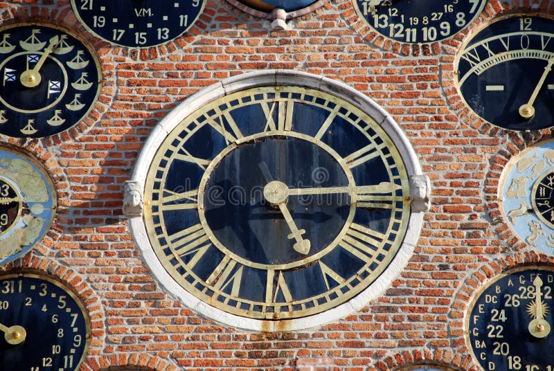 Zimmer Tower with Jubilee Clock in Lier, Belgium Stock Image - Image of ...