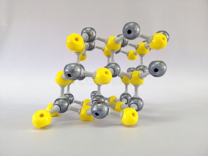 Zinc Blende Structure, Zinc Blende Model Stock Image - Image of ...