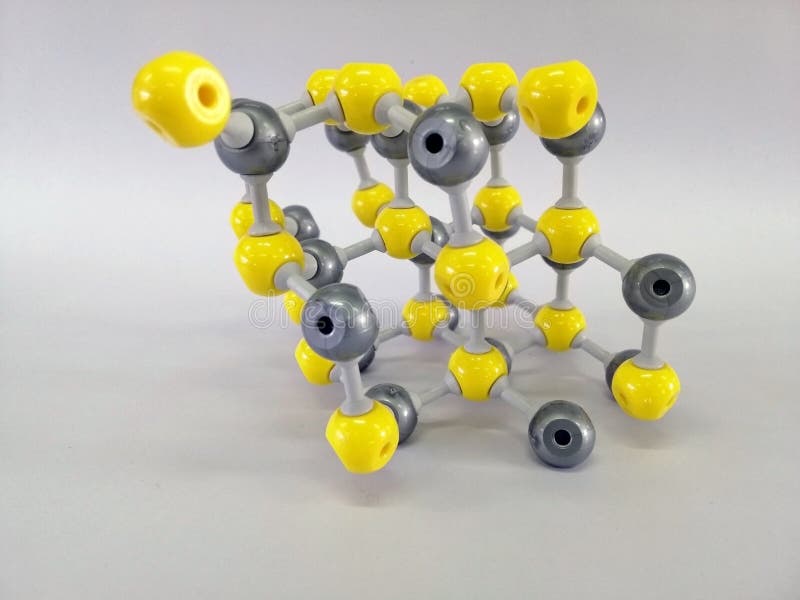 Zinc Blende Structure, Zinc Blende Model Stock Image - Image of ...