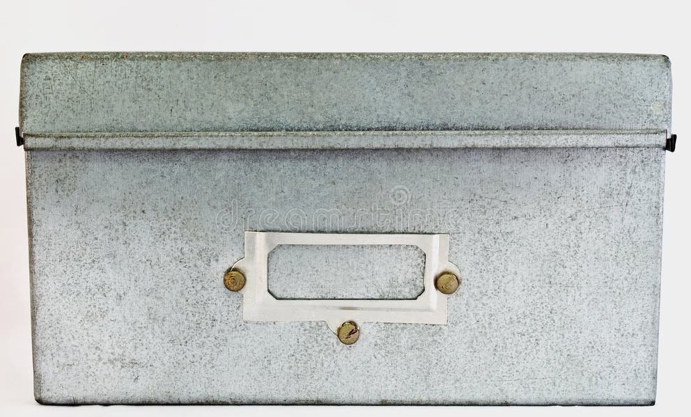 Zinc Box stock photo. Image of decoration, empty, container - 15955850