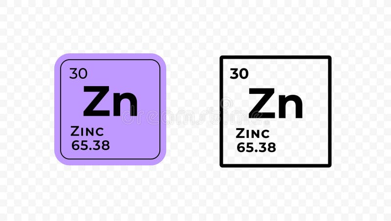 Zinc, Chemical Element of the Periodic Table Vector Stock Vector ...