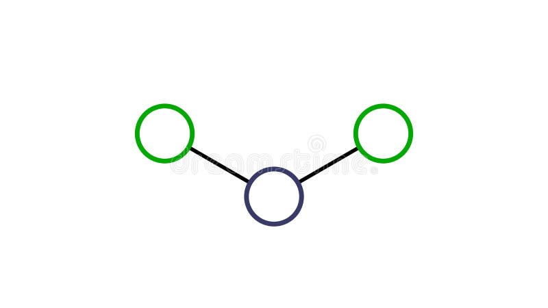 Zinc Chloride Molecule, Structural Chemical Formula, Ball-and-stick ...