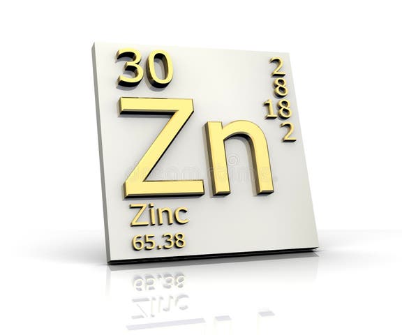 Zinc Form Periodic Table of Elements Stock Illustration - Illustration ...