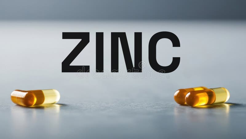 Zinc Microelement Text Name of Vitamin Tablets Stock Illustration ...