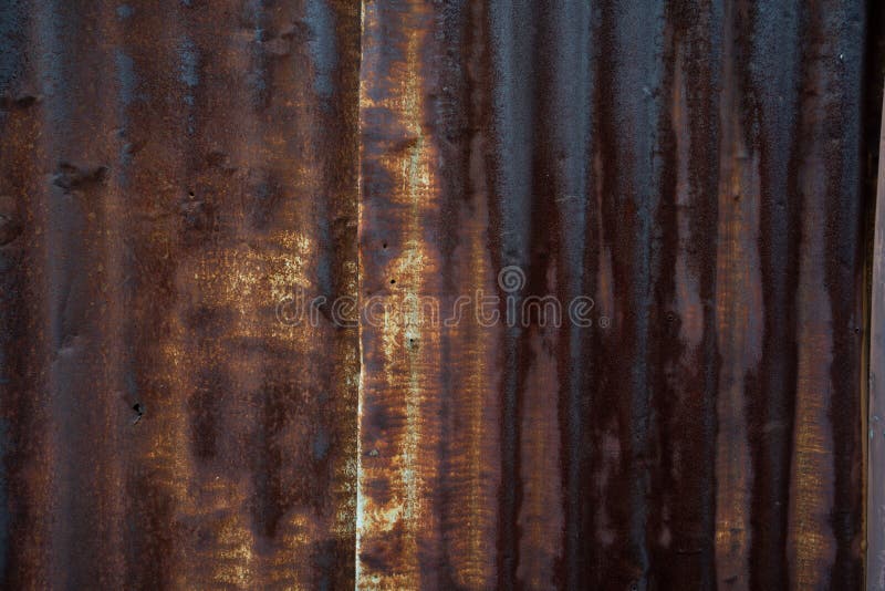 Zinc Painted Metal with Rust Texture Stock Photo - Image of scratched ...