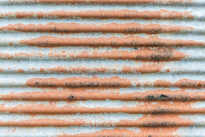 Zinc plate orange rust stock photo. Image of rusted, factory - 43450884