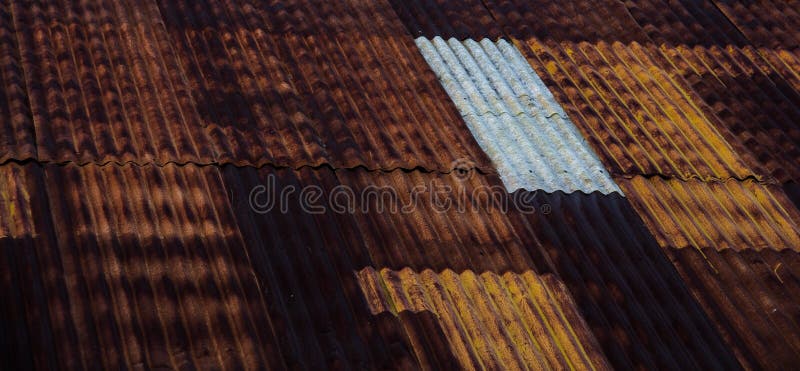 Zinc roof stock image. Image of brown, flue, unigue, asin - 38862089