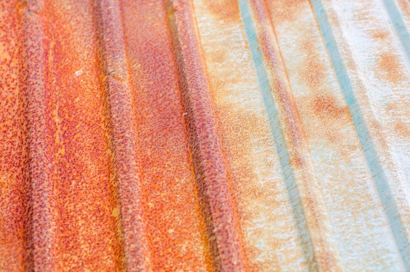 Zinc with Rusty metal stock image. Image of roof, abstract - 41144707