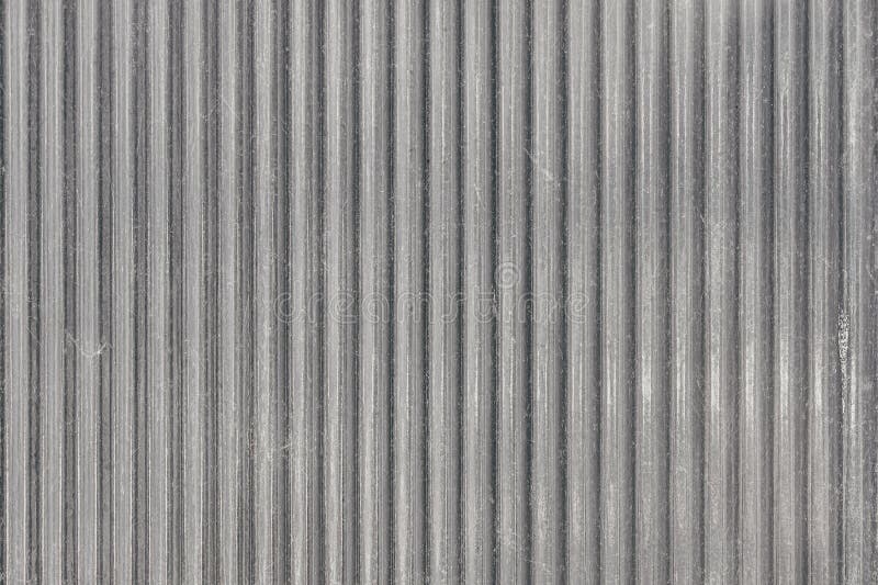Zinc Sheet Wave Texture. Closed Up Silver Zinc Plate Small Wavy Pattern ...