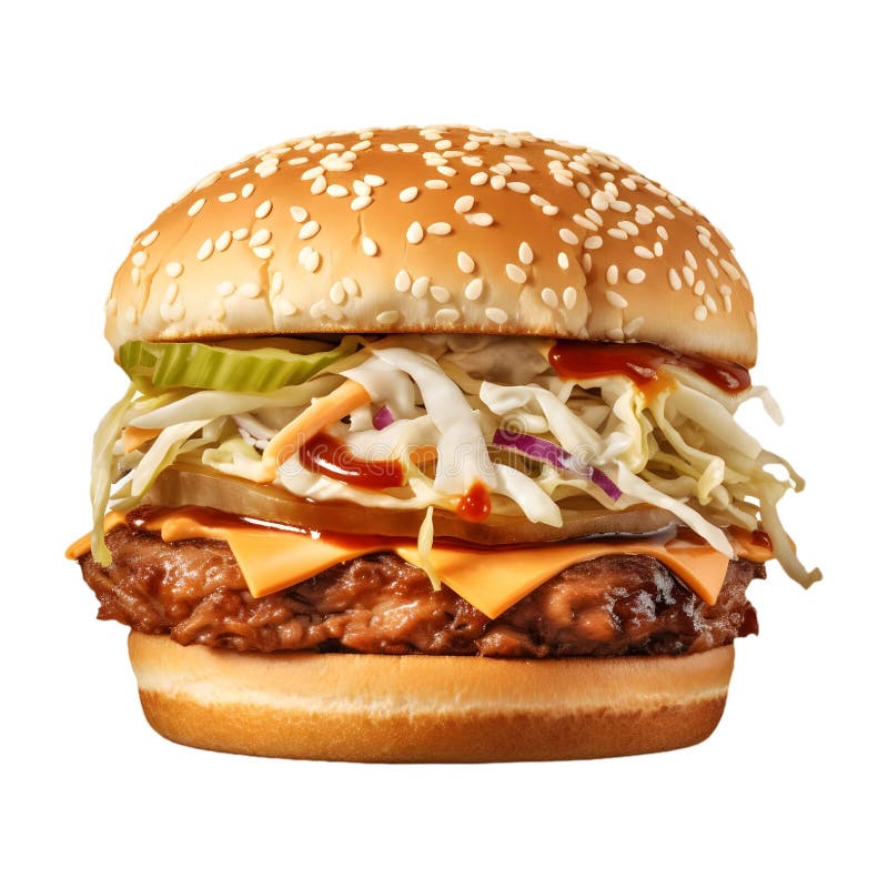 Zinger Burger on Transparent Background - Ai Generated Stock ...