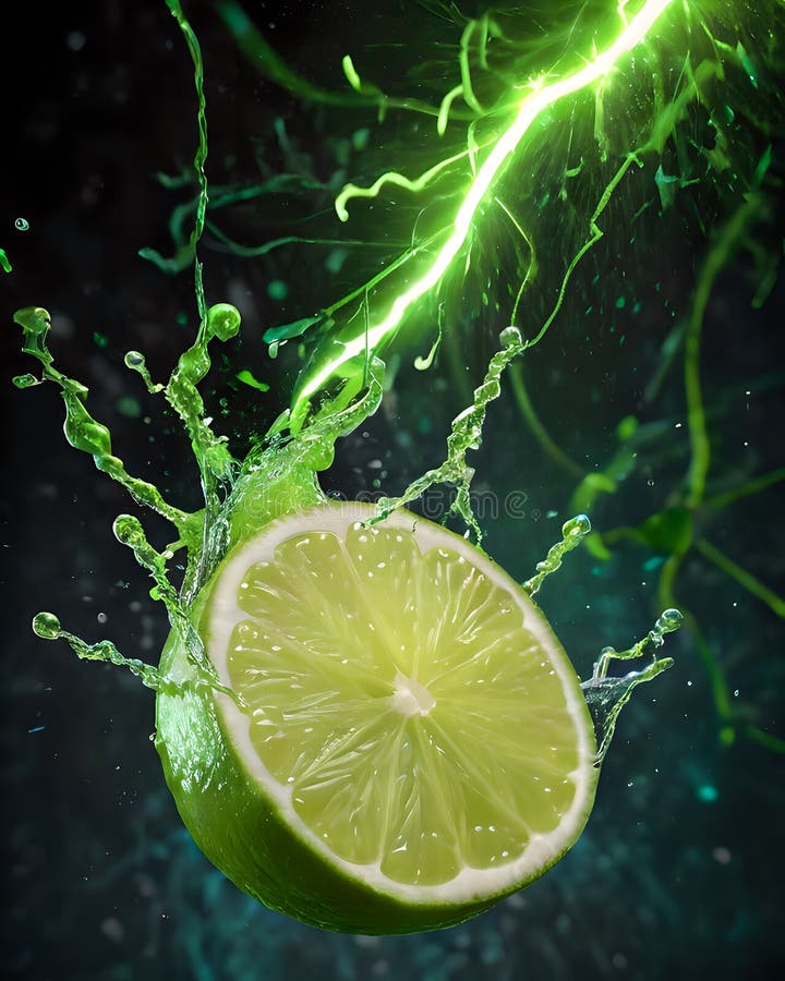 Zingy Lime burst stock image. Image of fresh, green - 296813187