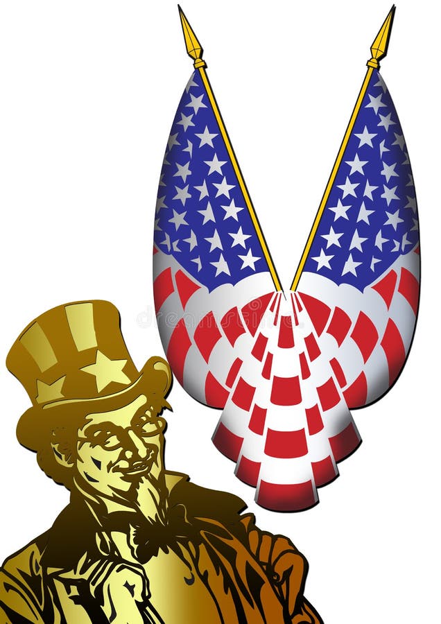 Zio Sam per il manifesto illustrazione di stock. Illustrazione di ...