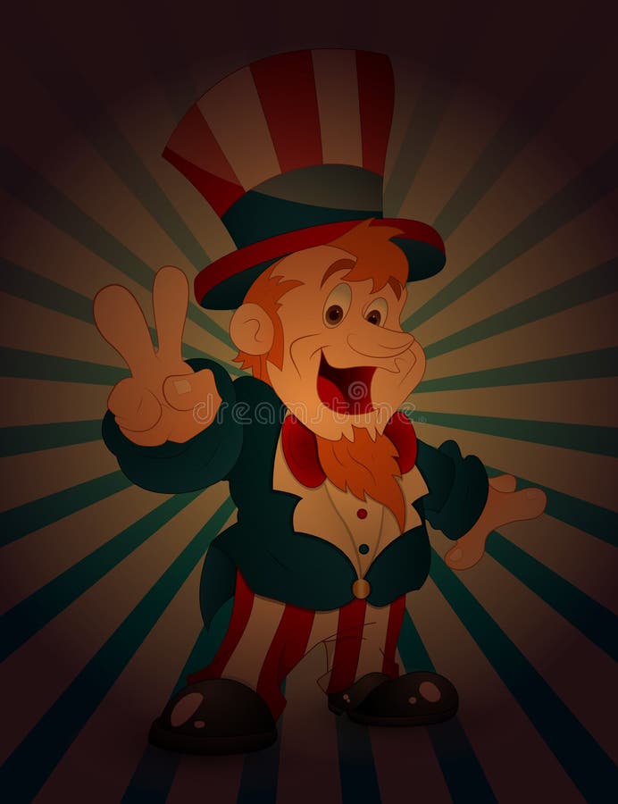 Zio Sam Showing Alla Dichiarazione Illustrazione di Stock ...
