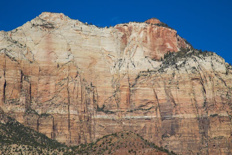 Zion National Park on a Bright Sunny Day Stock Image - Image of outdoor ...
