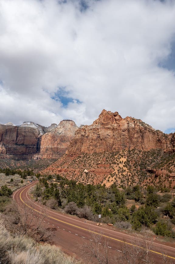 Zion National Park Canyon in the Spring Stock Photo - Image of natural ...