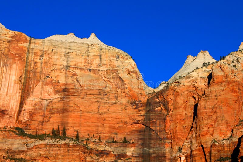 Zion National Park Cliffs stock image. Image of peak - 28257245