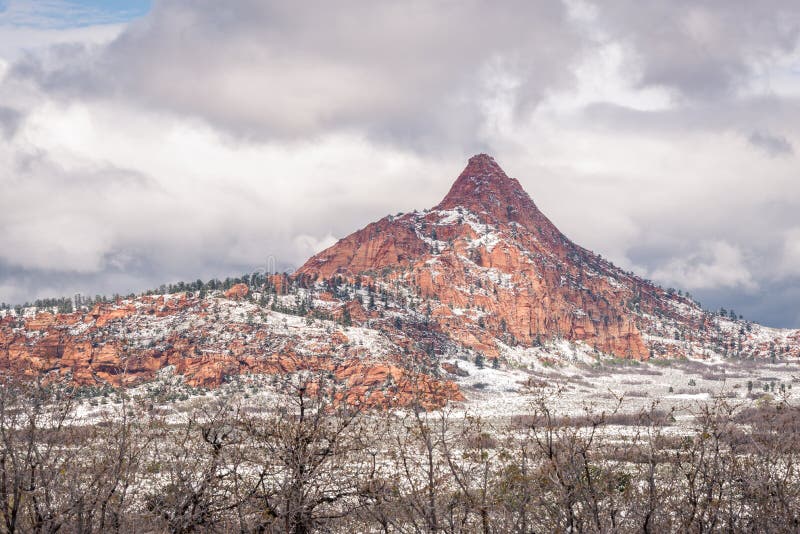 Lava Point - Zion National Park Arkivfoto - Bild av sceniskt, högt ...
