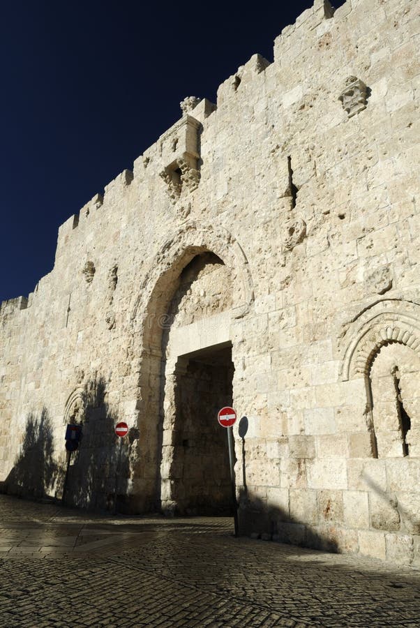Zion s Gate, Jerusalem stock image. Image of gate, city - 13581149