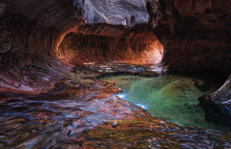 The Zion Subway stock image. Image of flash, horizontal - 109157327