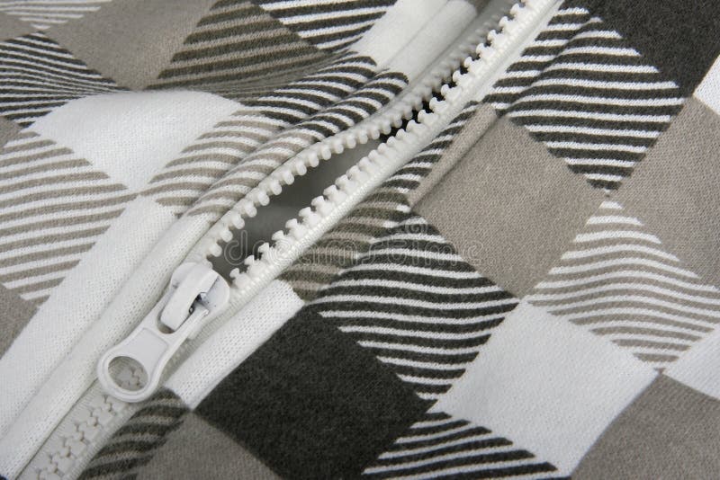 Zip on cloth stock photo. Image of garment, open, clothing - 10004158