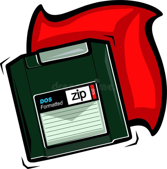 ZIP disk stock illustration. Illustration of computers - 441793