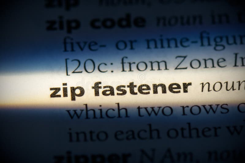 Zip Meaning English Slang Stock Photos - Free & Royalty-Free Stock ...