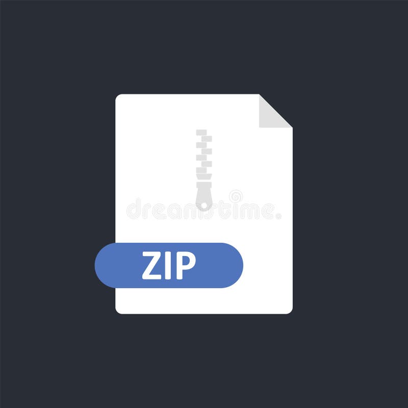 Zip File Icon. Archive File with Compressed Information. Zipper Icon ... Zip File Icon. Archive File with Compressed Information. Zipper Icon ...