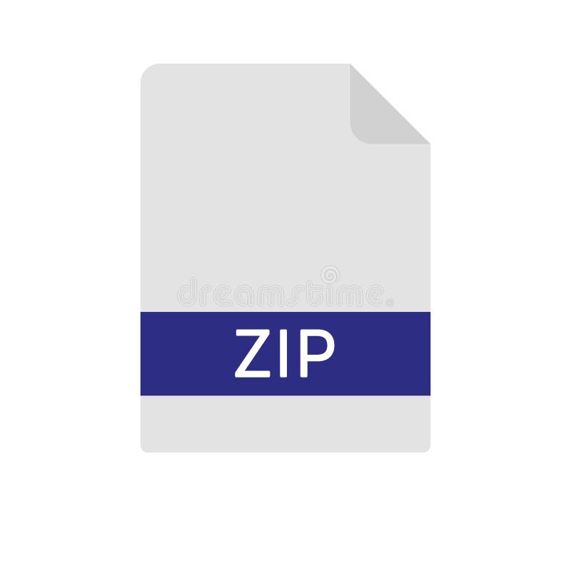 The ZIP File Icon. Archive, Compressed Symbol Stock Vector ...