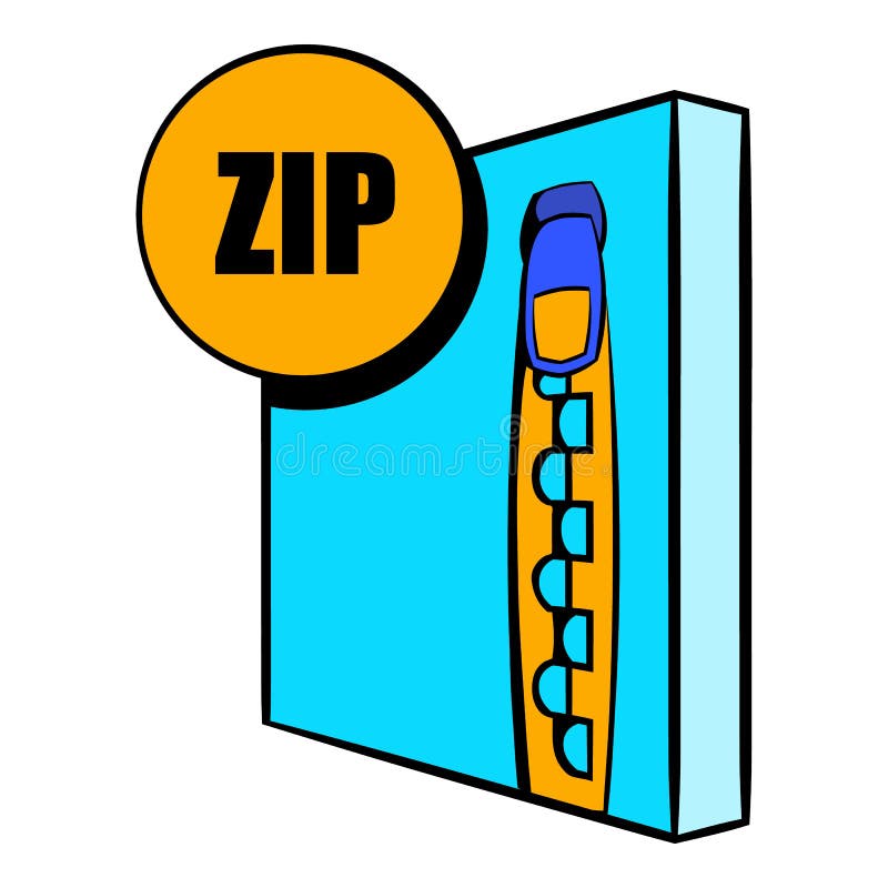 Zip File Icon Cartoon Stock Illustrations – 330 Zip File Icon Cartoon ...