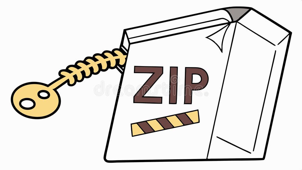 Zip File Icon Compressed Files and Data Archive for Storage Vector ...