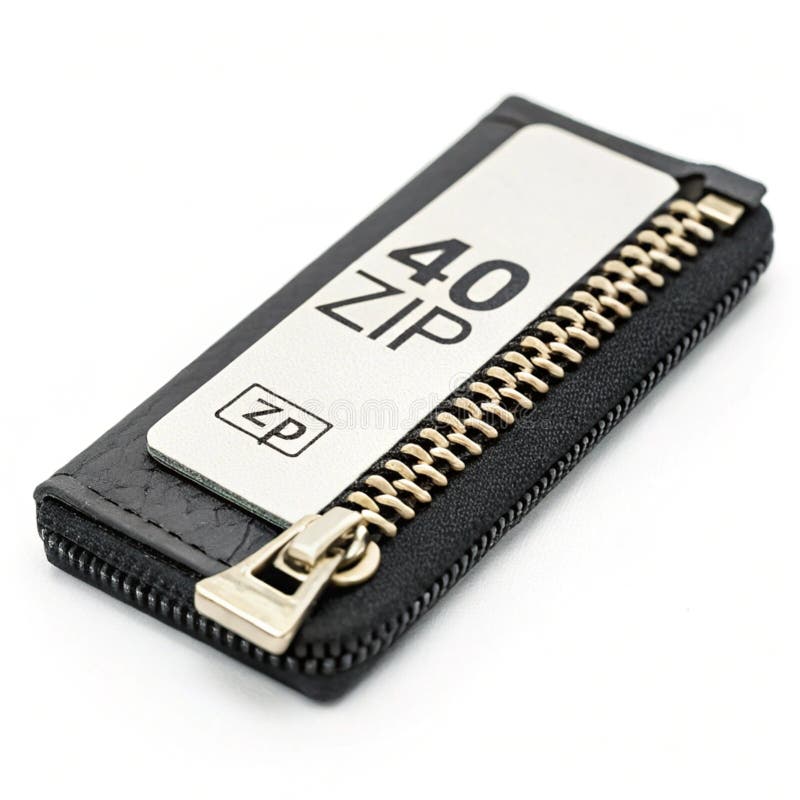 ZIP File Isolated on White Background Stock Illustration - Illustration ...