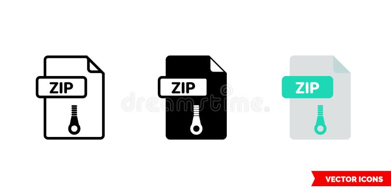 Zip File Icon Stock Illustrations – 5,475 Zip File Icon Stock ...