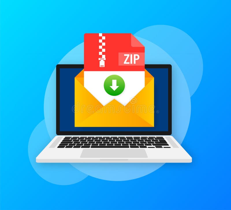 Zip File Icon Stock Illustrations – 5,469 Zip File Icon Stock ...