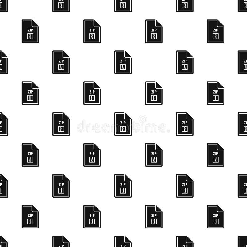 ZIP File Pattern, Simple Style Stock Vector - Illustration of ...